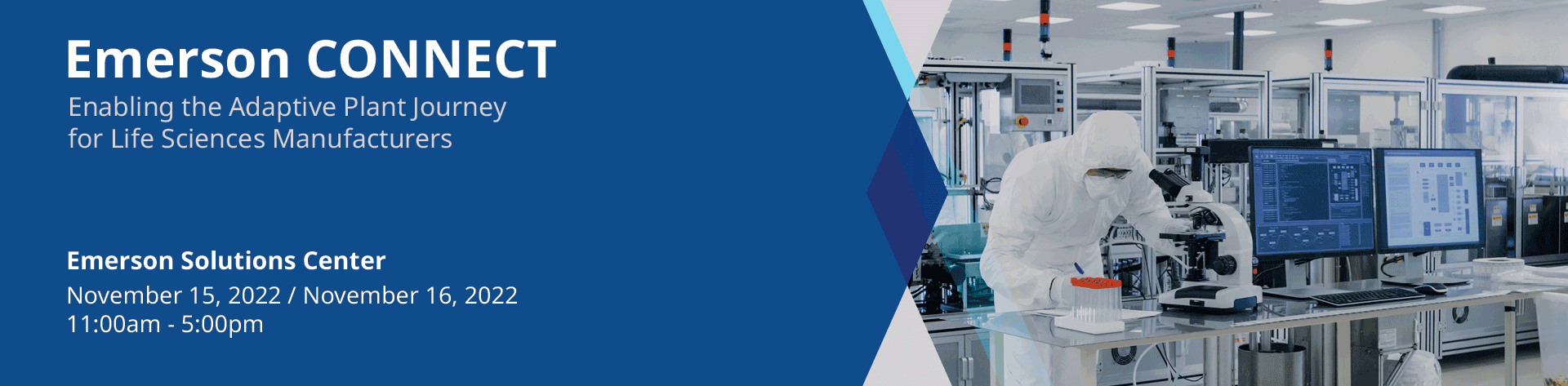 Emerson CONNECT | Enabling the Adaptive Plant Journey for Life Sciences ...