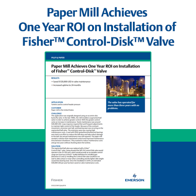 Fisher™ Control-Disk™ Valves